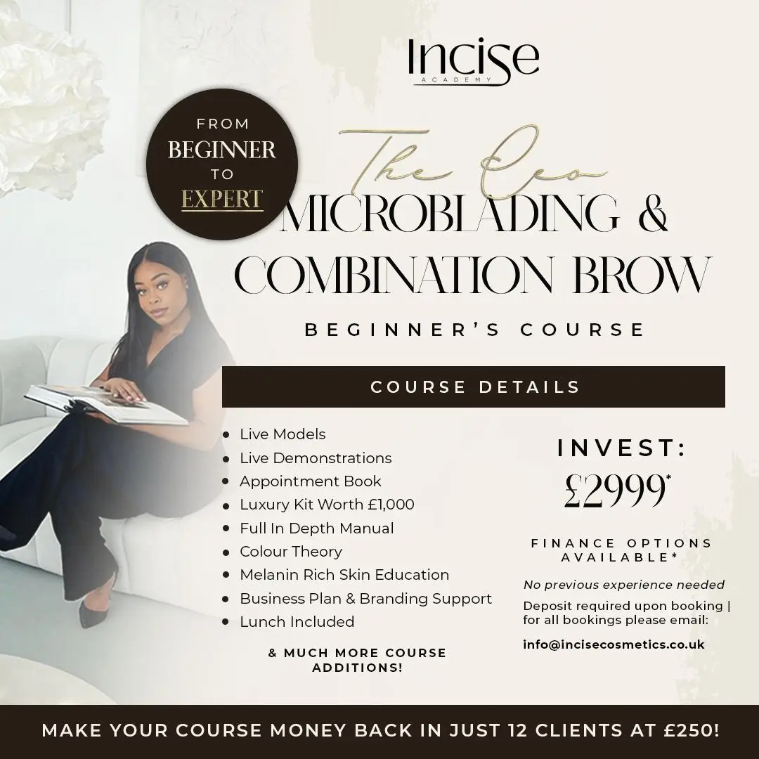 Microblading & Combination Brow Course | Incise Academy